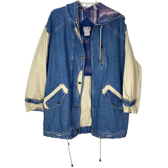 stefano | Jackets & Coats | Vintage Stefano Int Size M Denim Jean ...